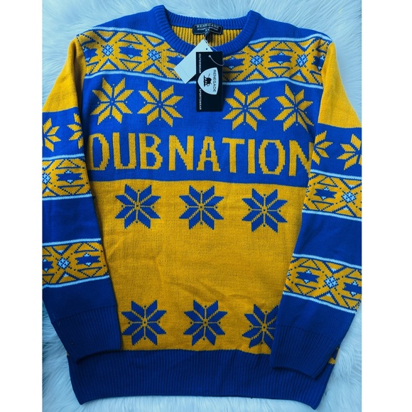 NBA | Sweaters | Golden State Warriors Dub Nation Christmas Sweater ...